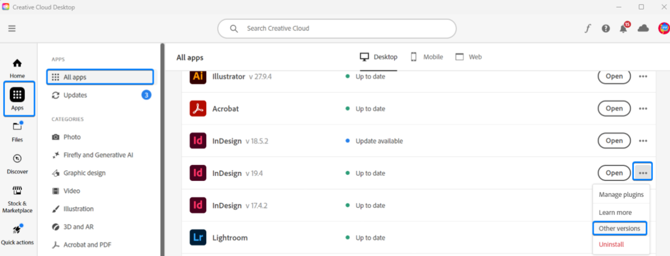 Installing Adobe InDesign 2025 (v 20)